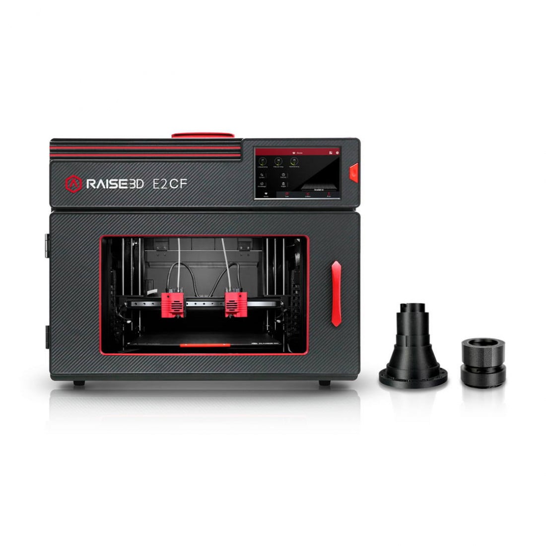 3D printer Raise3D E2CF for simple carbon fiber 3D printing